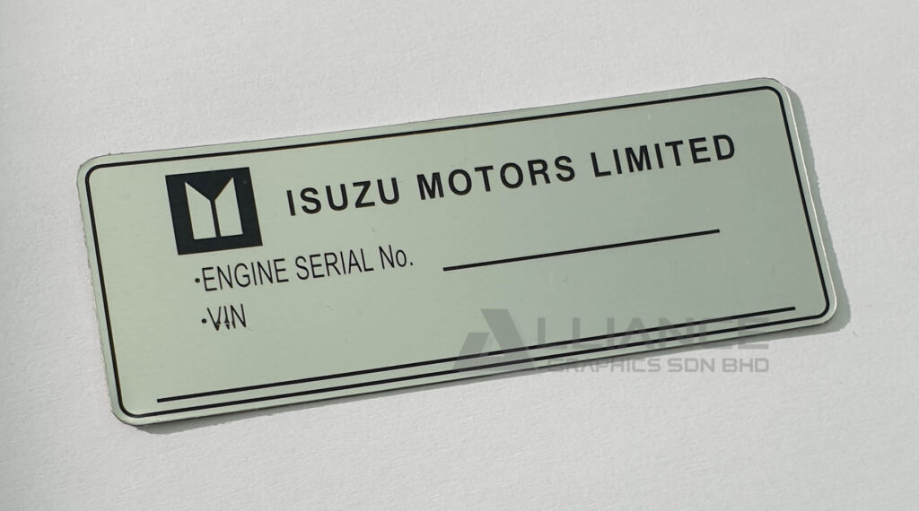 Design and Manufacturing of Stickers, Nameplates | Alliance Graphics